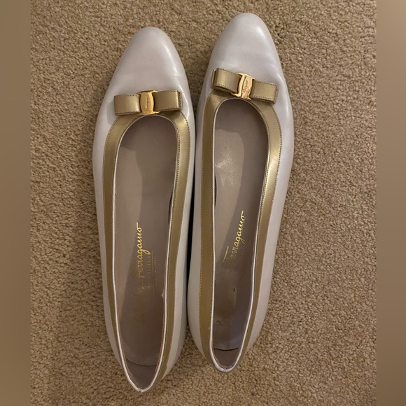 Salvatore Ferragamo | Shoes | Salvatore Ferragamo Womens Vana Ivory And ...